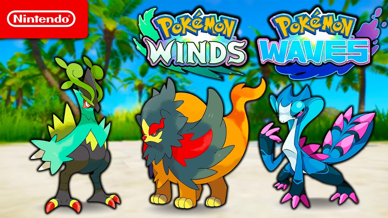 POKEMON WINDS & WAVES - STARTER EVOLUTION CONCEPTS!