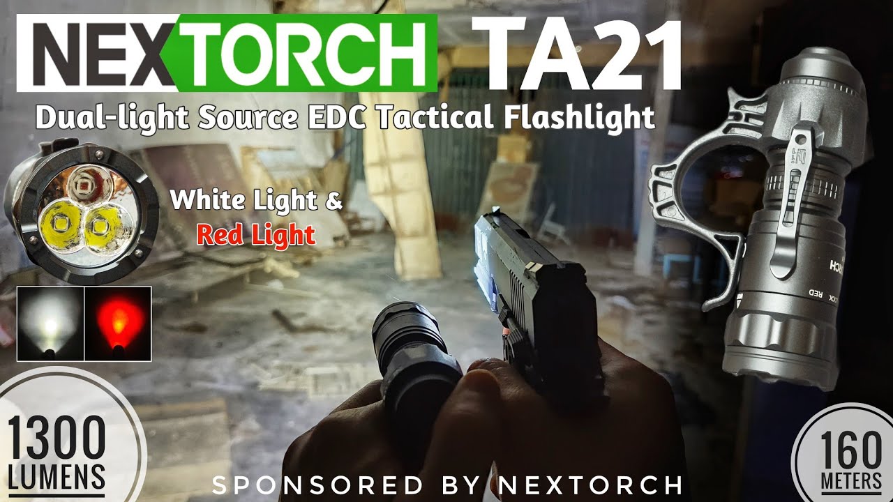 NEXTORCH TA21 Review & Beamshots Comparison with TA20 - LED Flashlights ...