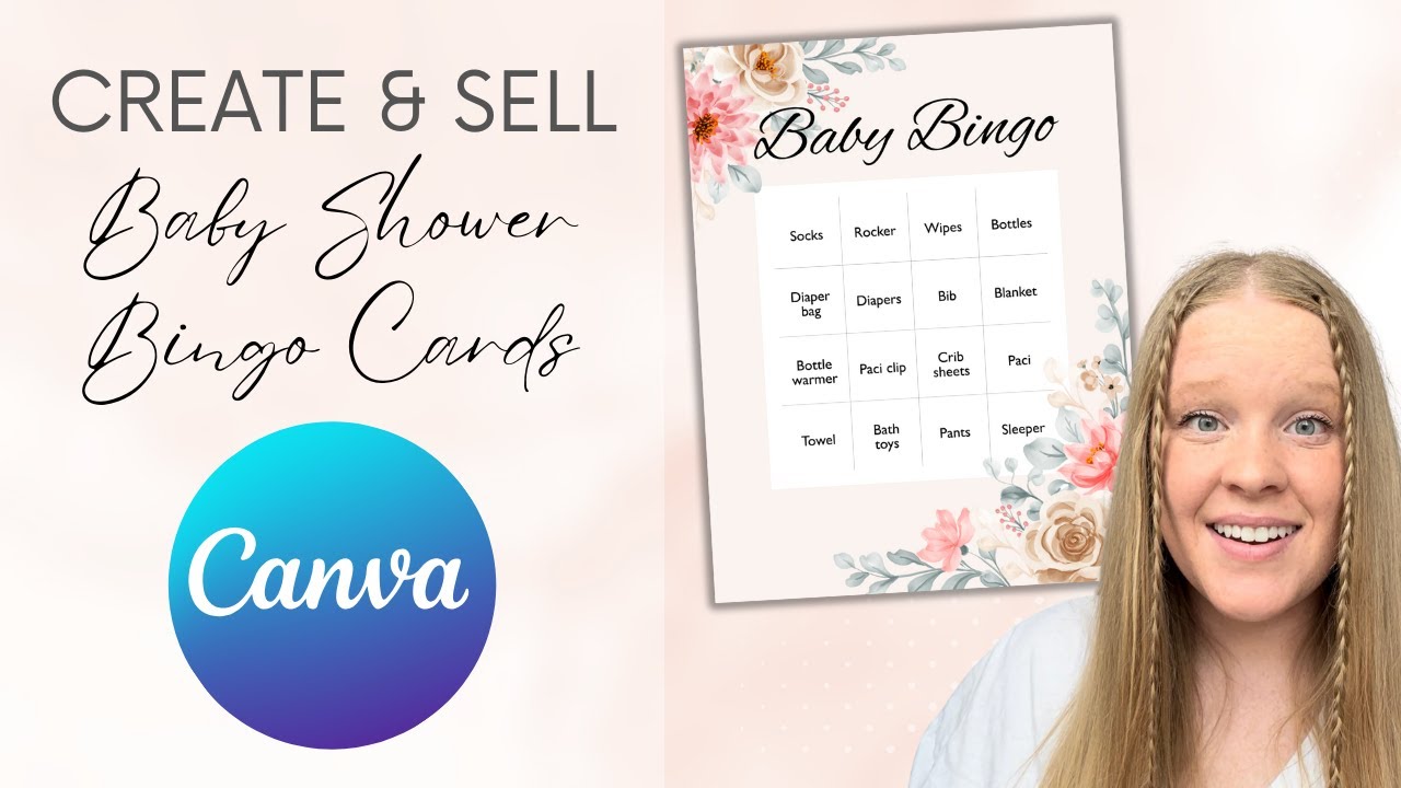 Easy Bingo Card Tutorial, Create Your Own Bingo Card in Canva, Canva Tutorial
