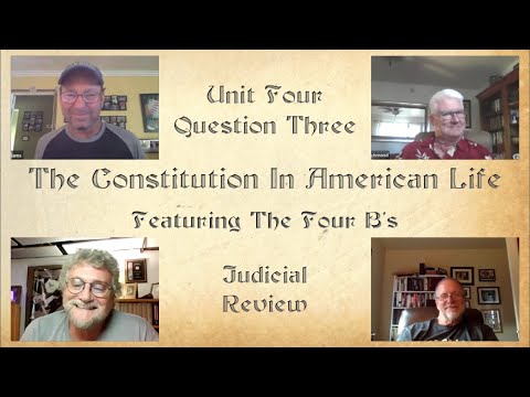 The Constitution in American Life - U4 Q3: Judicial Review and the Judicial Toolbox with David Adler