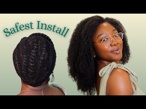 SAFEST Clip-In Install with 4B/4C Hair ft. Curls Queen