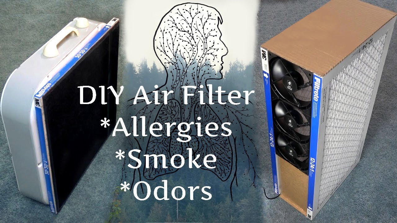 DIY Air Purifier; Best Homemade Smoke, Odor & Allergy Filter Tips