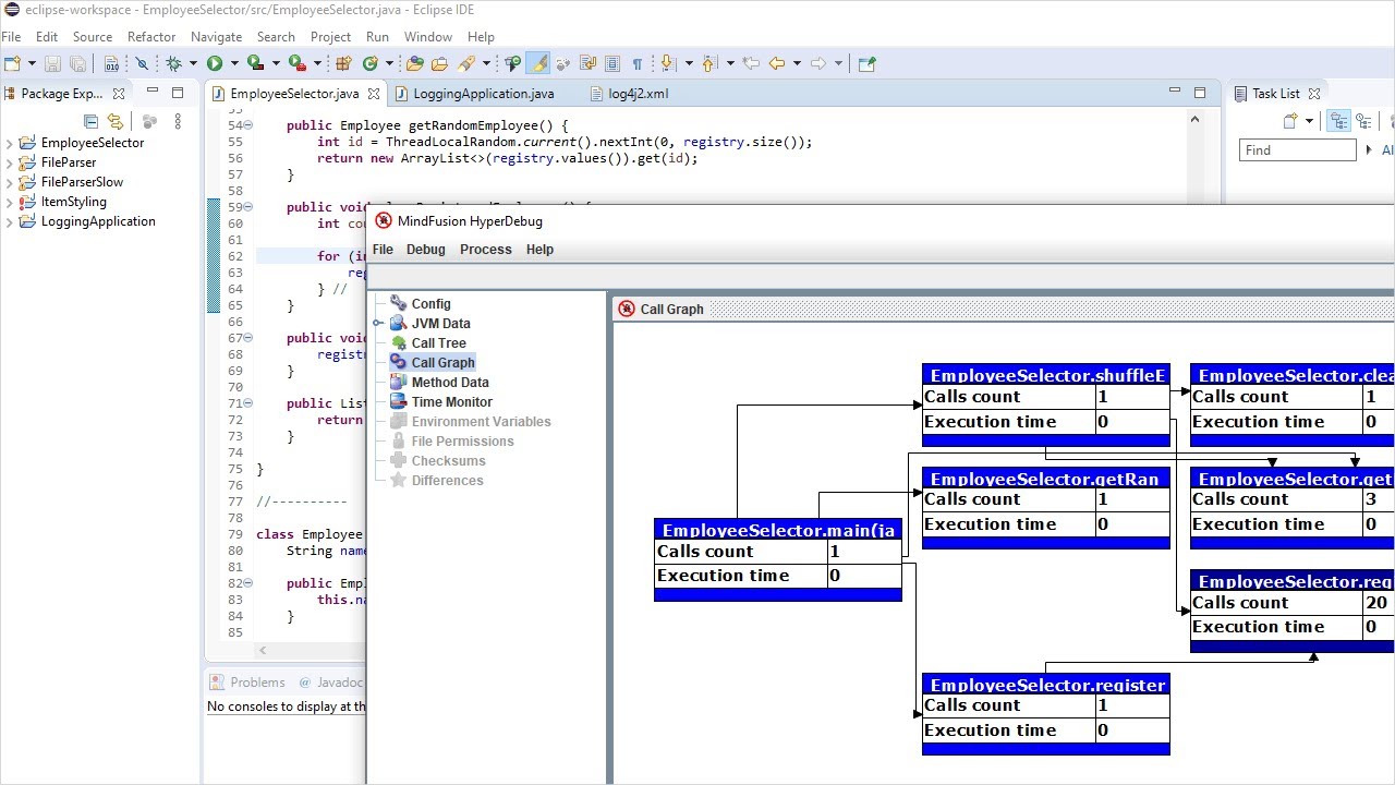 Detecting a Memory Leak with HyperDebug Java Trace Tool