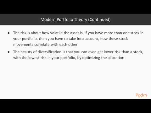 Learn Machine Learning for Finance MPT and Stock Data Intuition | packtpub com - Mind Luster