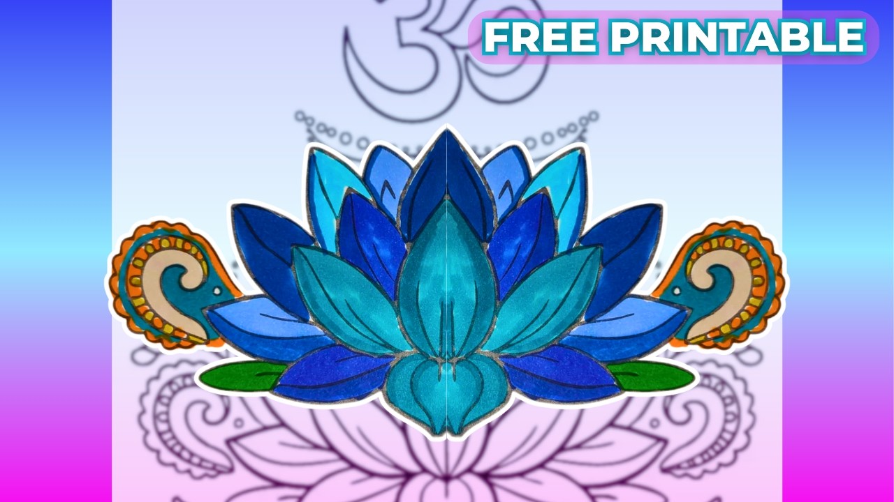Free Printable Mindfulness Coloring Page for Adults 🧘 Relaxing Color With Me
