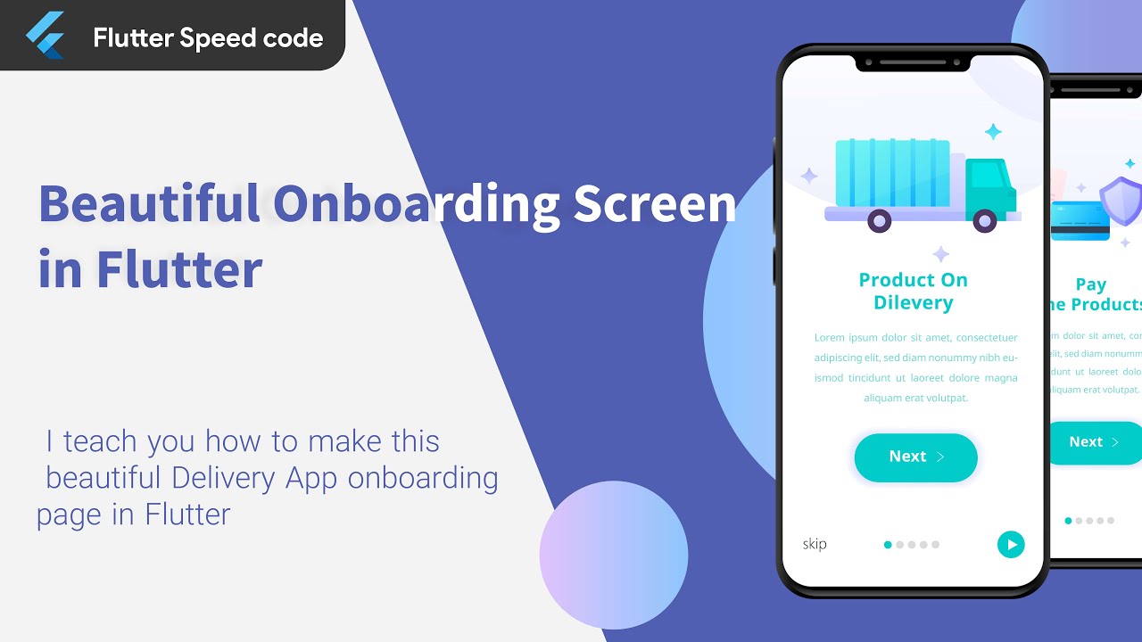 Onboarding Screen | Flutter UI | Speed Code