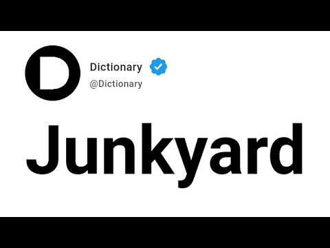 Junkyard Meaning In English