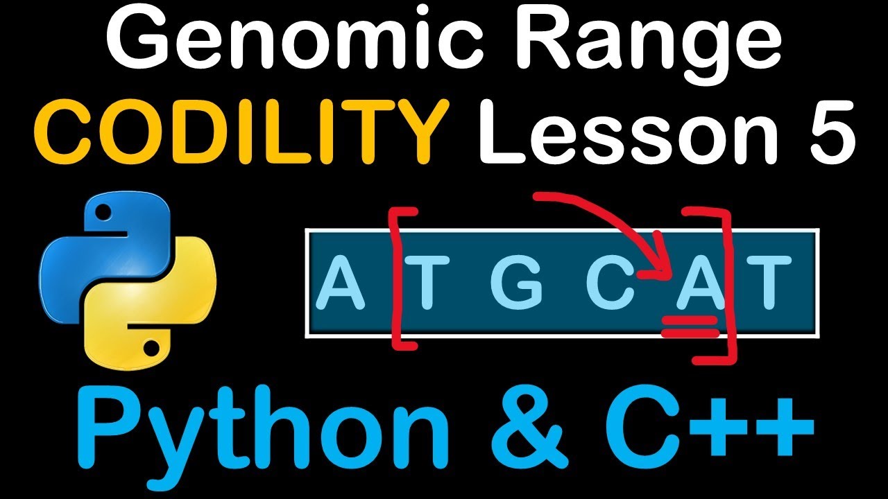 Genomic Range Query Solution in Python and C++ Codility Solutions Lesson 5
