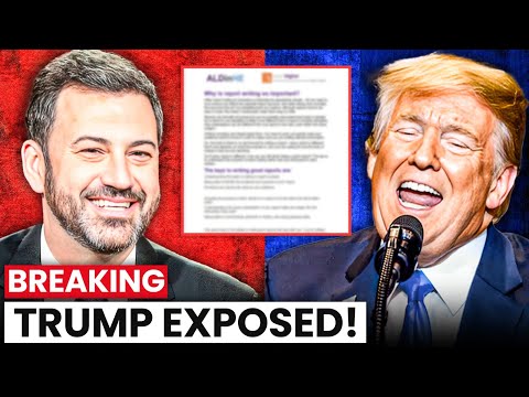 Jimmy Kimmel SHUTS DOWN Trump With ONE Word – His Reaction Is UNBELIEVABLE!