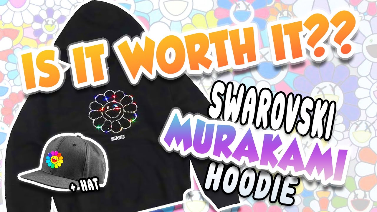 IS IT WORTH IT??😳🧢 Swarovski Crystal x Takashi Murakami Hoodie + J Blavin Hat (Showcase/Review)