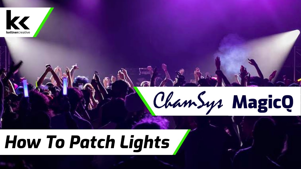 How To Patch Lights | Chamsys MagicQ Tutorial