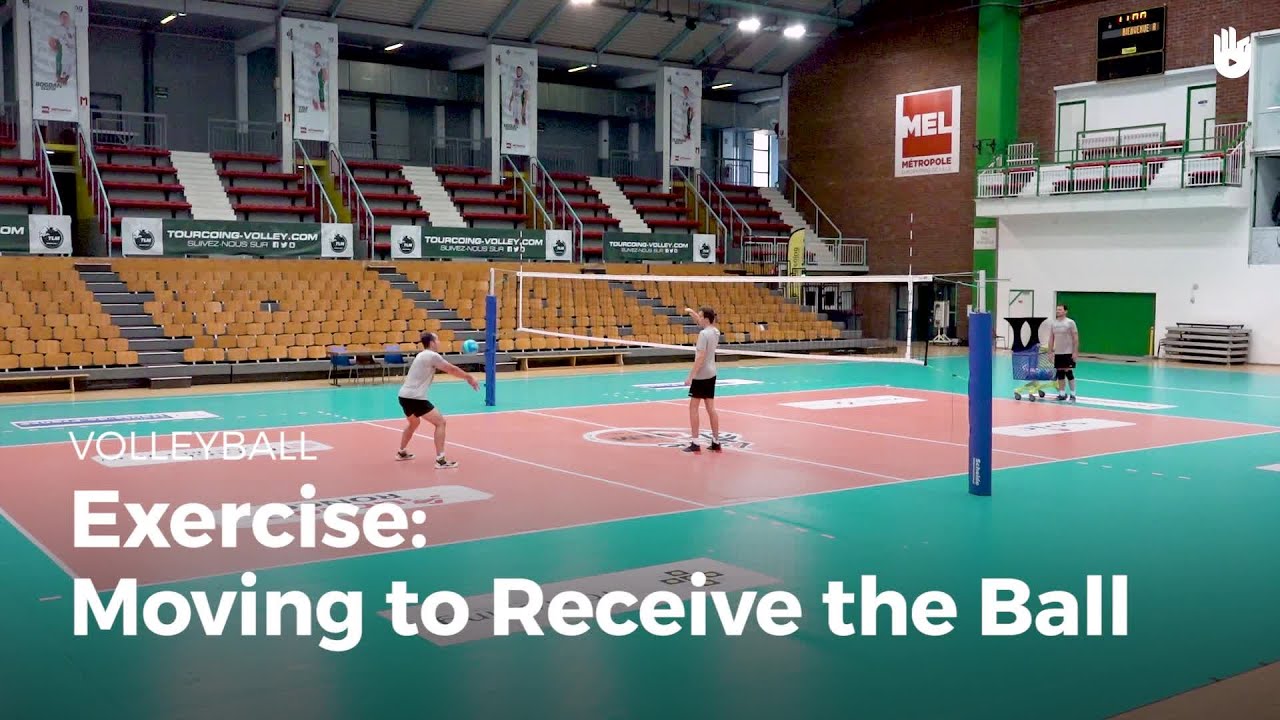 Exercise: moving to receive the ball - Learn to Play Volleyball | Sikana