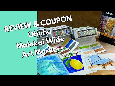 Review & Coupon | @ohuhuart_official Molokai Wide Markers