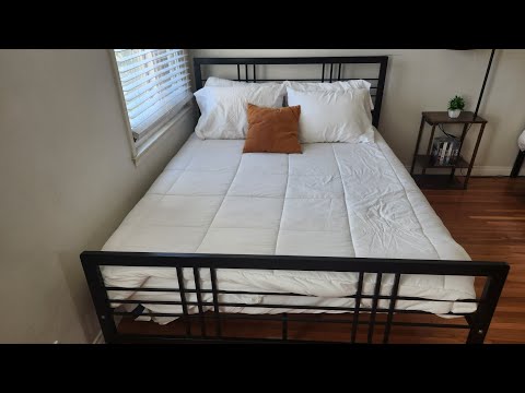DHP Arcadia Metal, Full Size Frame, Adjustable Storage, Black Bed |QUICK OVERVIEW|