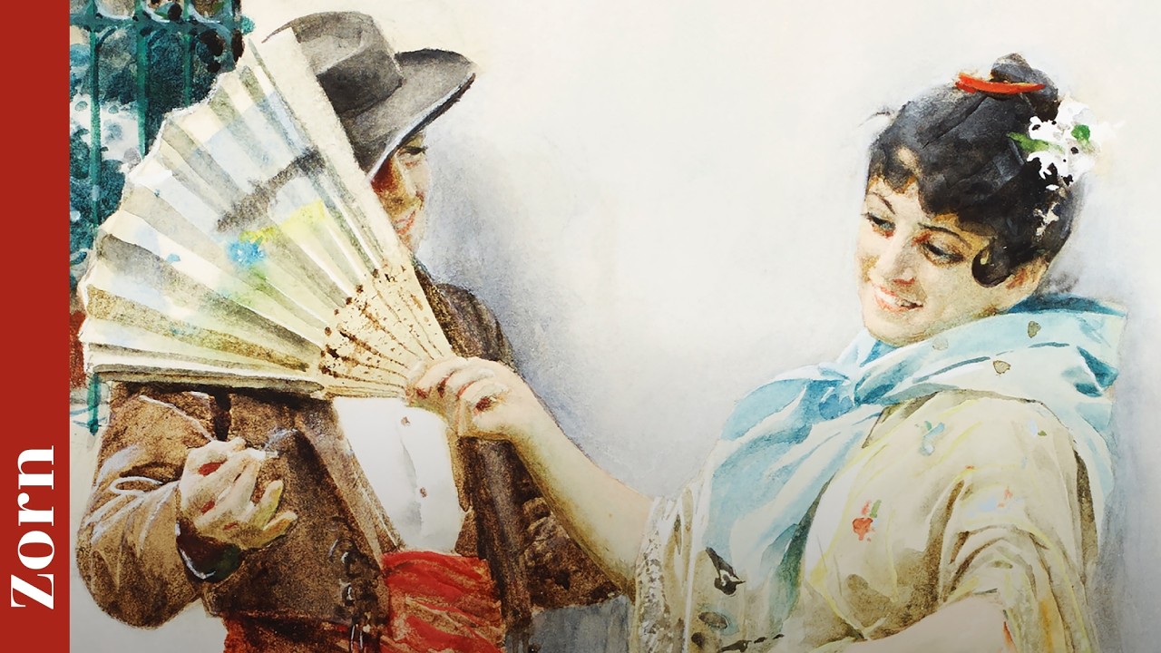 Anders Zorn | The Conversation Comes Alive – Realism (4K Moving Art)