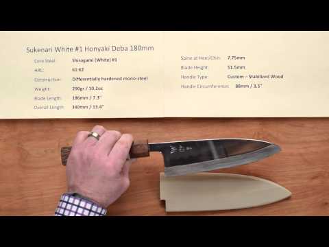 Sukenari W#1 Honyaki Deba 180mm Quick Look