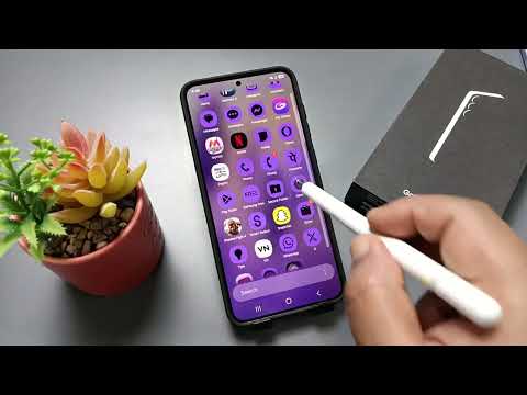 Samsung Galaxy S25/S25+/S25Ultra | How to Change App Icon Color on Samsung Galaxy S25+