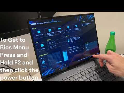 How to boot load BIOS menu in Asus Zenbook laptops (Fix Blue Screen - Bitlocker )