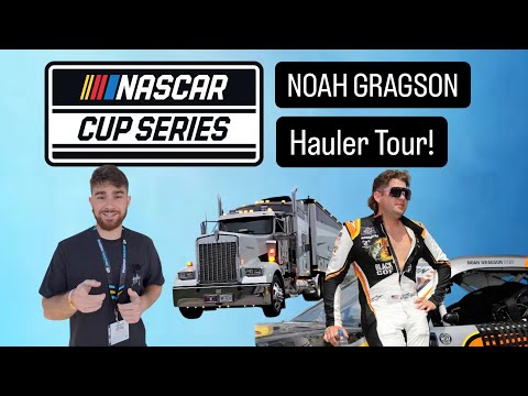 Chat Us Up Tours Noah Gragson's NASCAR Hauler