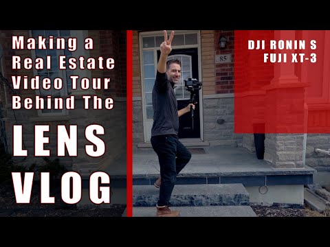 Making a real estate video tour behind the lens vlog.