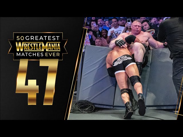 WWE names Brock Lesnar match as the 47th best in WrestleMania history