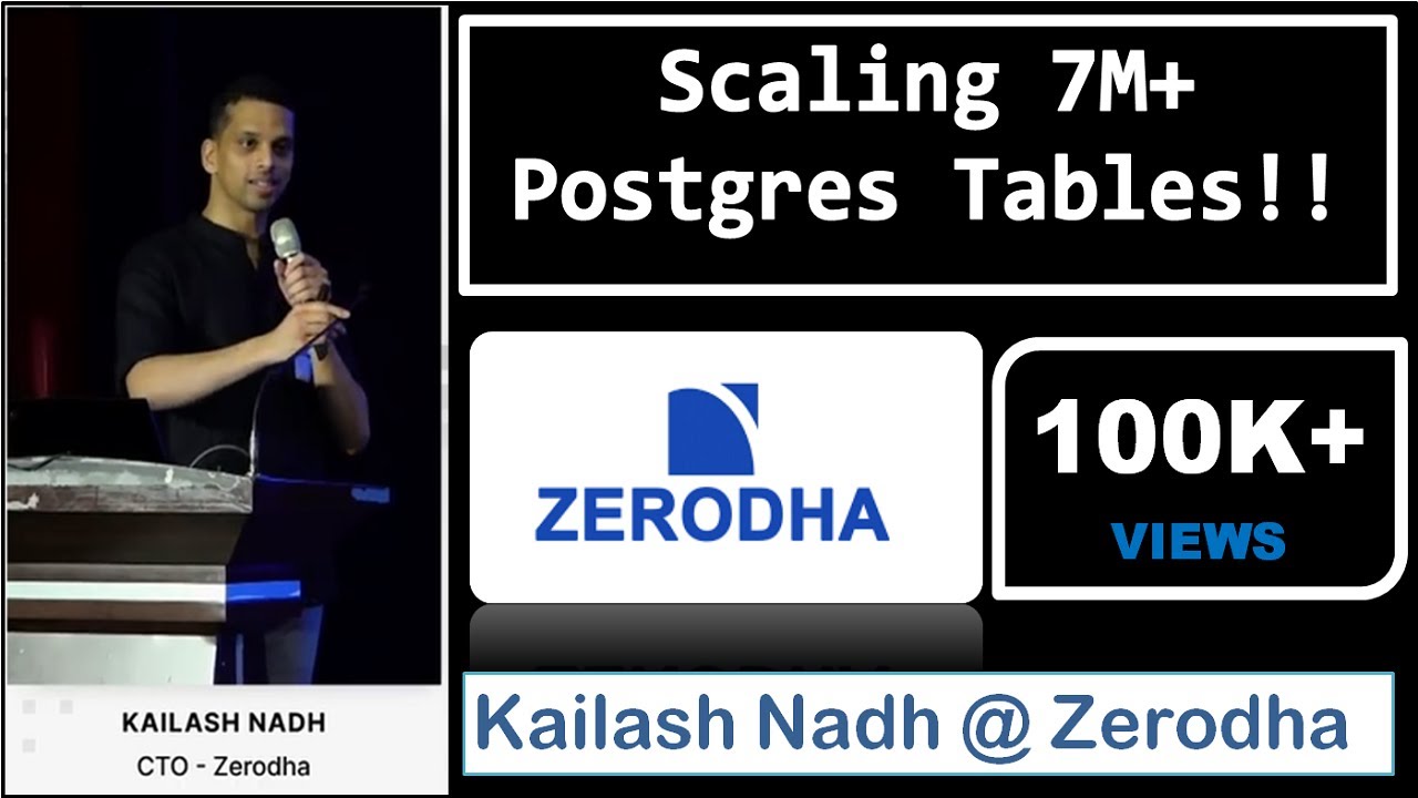 Scaling 7 Million+ Postgres Tables: A Deep Dive into Zerodha's ... Scaling 7 Million+ Postgres Tables: A Deep Dive into Zerodha's ...