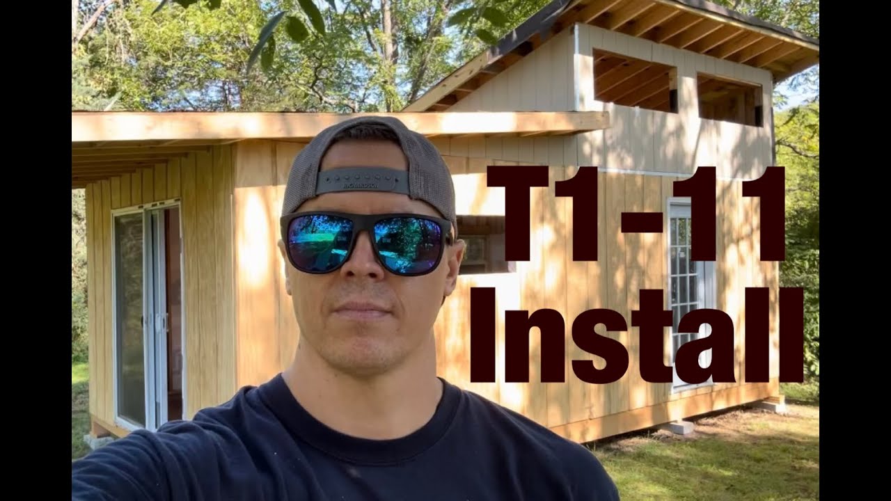 T1-11 install on a tiny home
