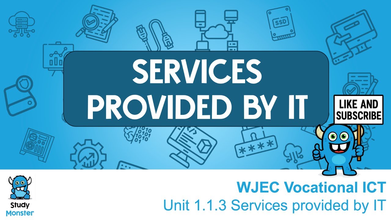 🎓 WJEC Vocational ICT – Unit 1.1.3: Services Provided by IT
