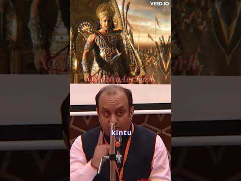 Power of Karn💪 🚩कर्ण के बारे मैं ये क्या बोले Sudhanshu Trivedi 😲 #shorts #mahabharat #hinduism🕉️