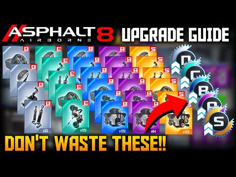 Asphalt 8 Upgrading Guide: Basics & Direct Upgrades Strategy