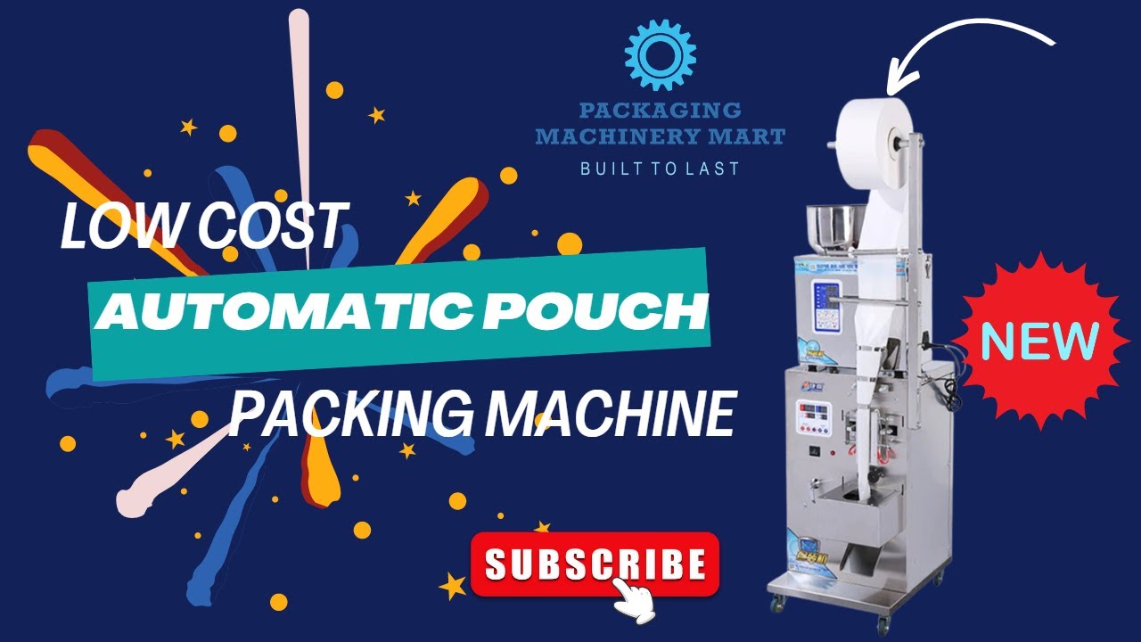 AUTOMATIC FOOD PRODUCTS PACKING MACHINE 1-100GM
