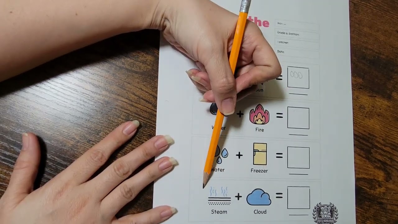 Fourth Grade Science Worksheet