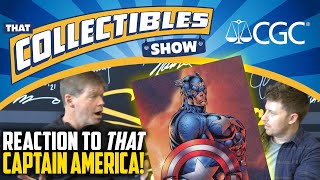 Rob Liefeld Reacts To His INFAMOUS Captain America Cover Hitting Auction!