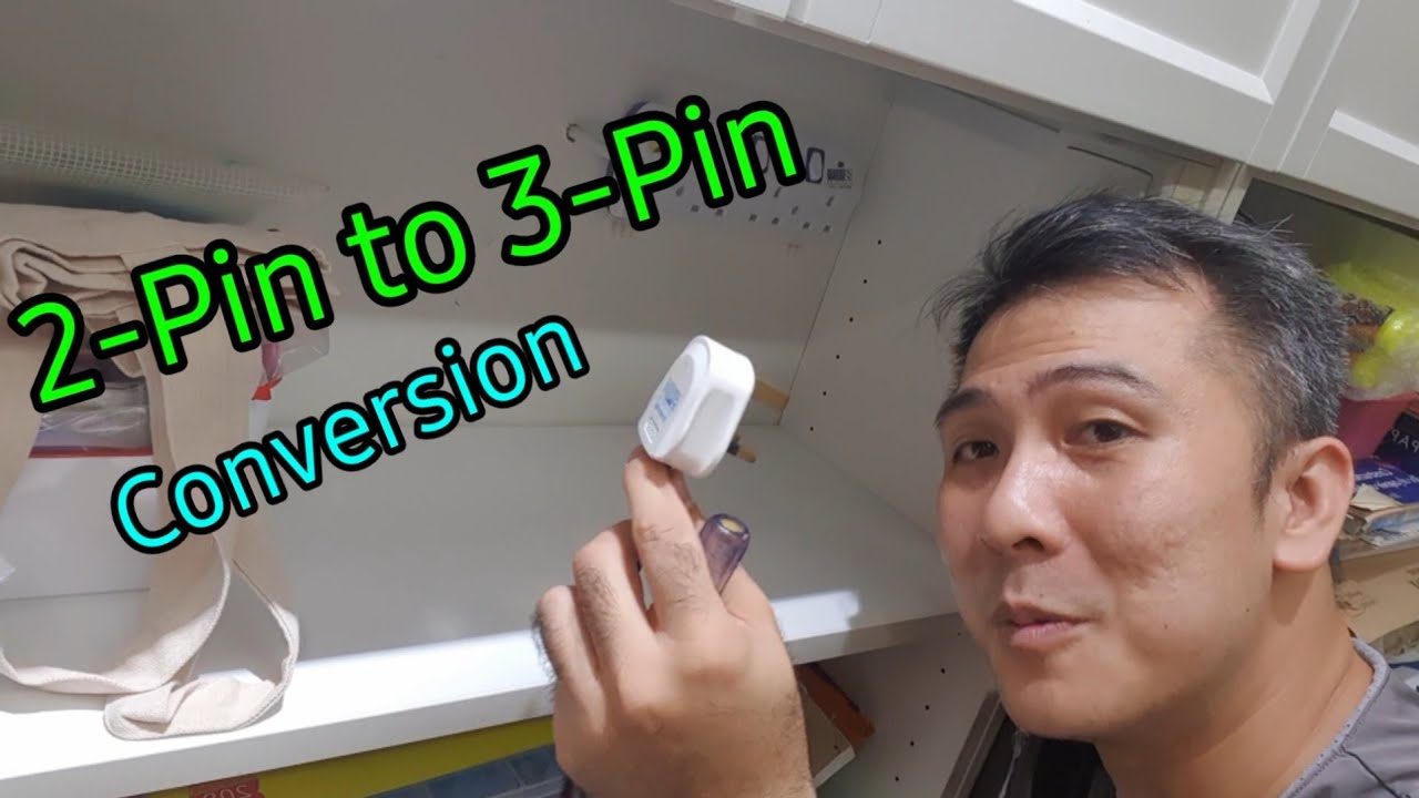 Changing a 2-pin to a 3-pin Plug (Save $30)