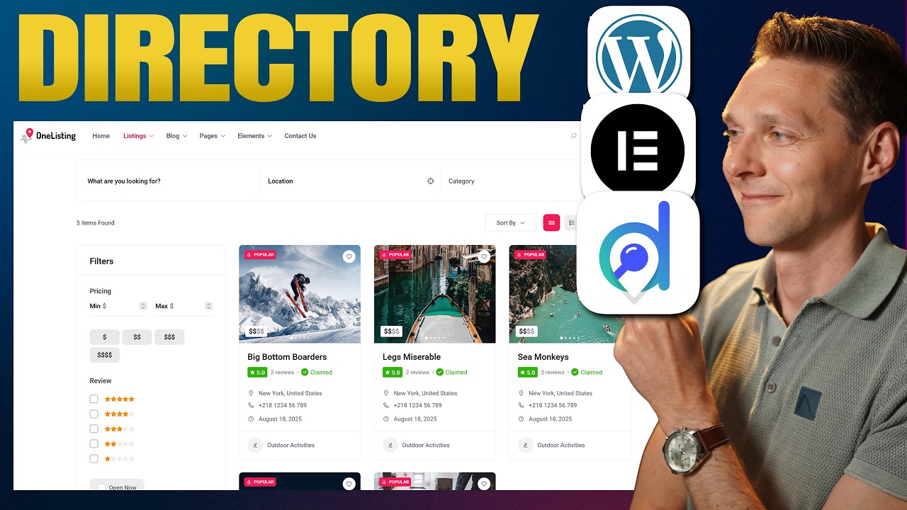 How to create a Directory Website | Directorist Tutorial