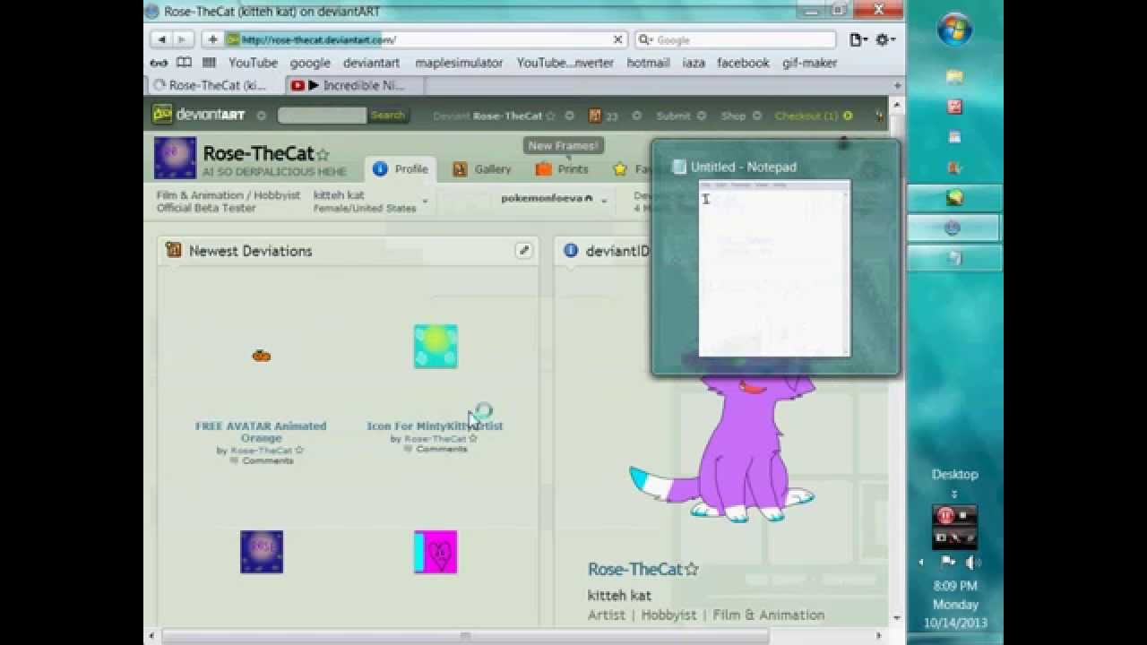 How to make a word animated icon for deviantart