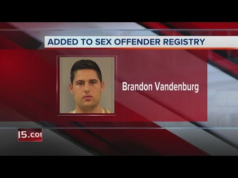 Brandon Vandenburg Added To Sex Offender Registry