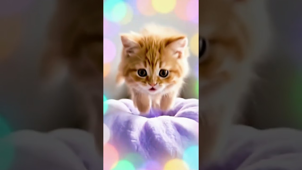 Cat Bouncing on a Giant Marshmallow!? Too Cute to Scroll Past!