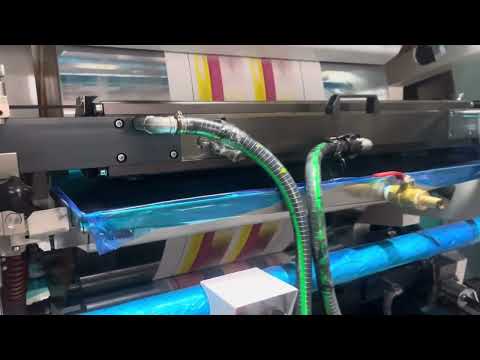 YTC-61000 6 colors central drum flexo printing machine for paper 20-350gsm printing