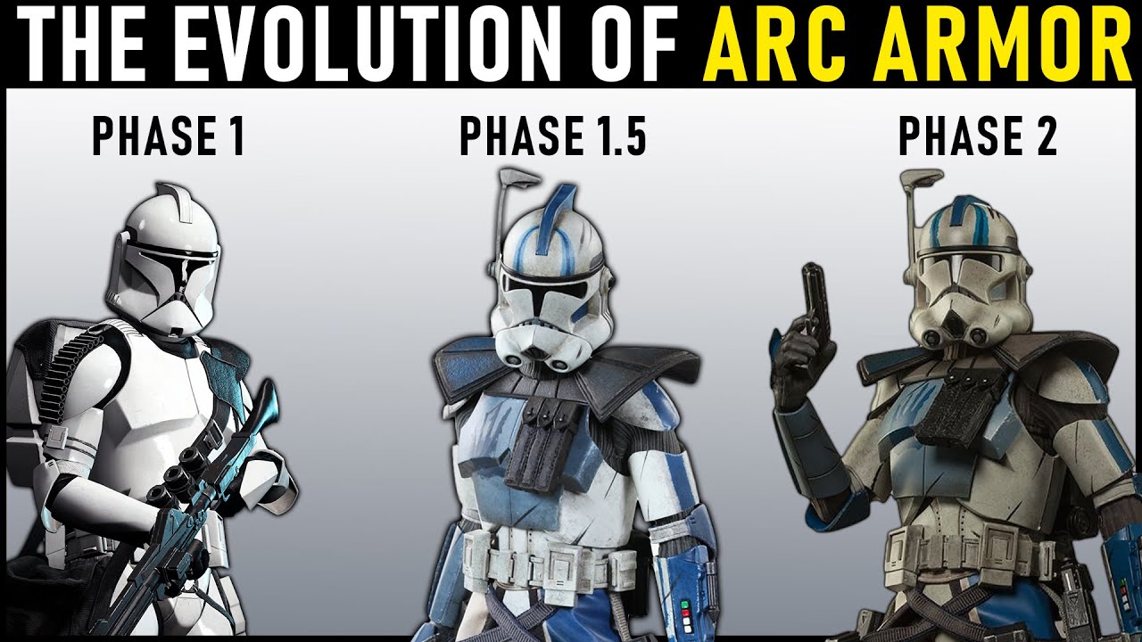 The Evolution of ARC Trooper Armor