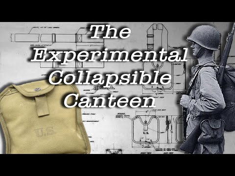 The Experimental Collapsible Canteen from world war 2