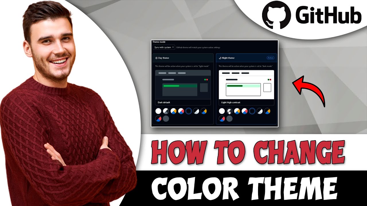 How To Change Color Theme In GitHub - Tutorial