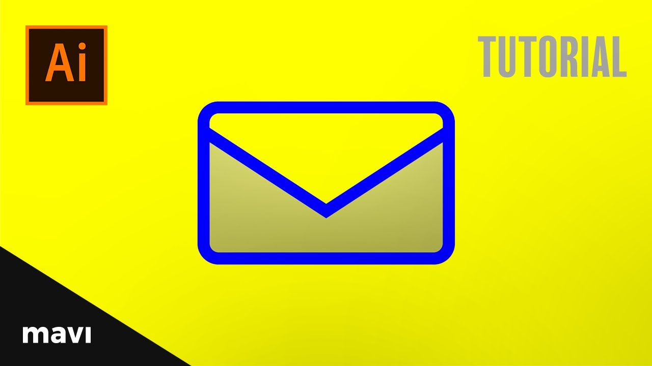 How To Create an Envelope Icon in Illustrator (Full Process)