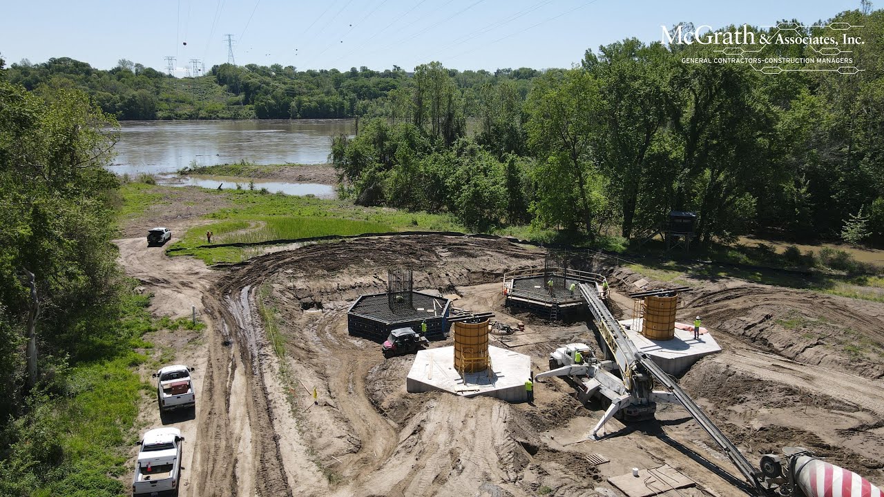 Pipe Pile Reinforced Mat Foundations and Pedestals Project