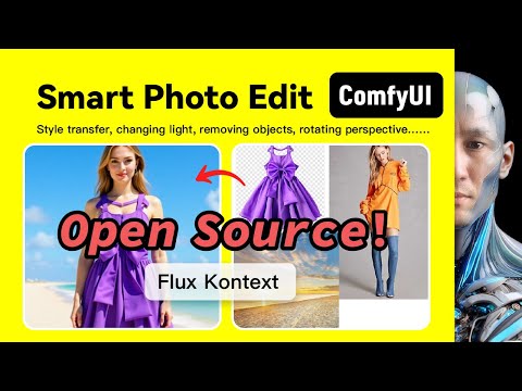 Smart Photo Edit|Flux Kontext Dev||ComfyUI|Workflow Download Installation Setup Tutorial