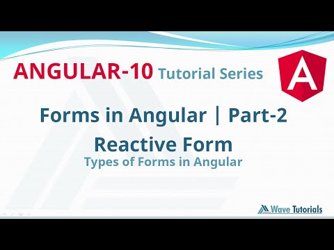 Angular Forms - Reactive Forms In Angular | #Angular10 #Angular10Tutorial #WaveTutorials
