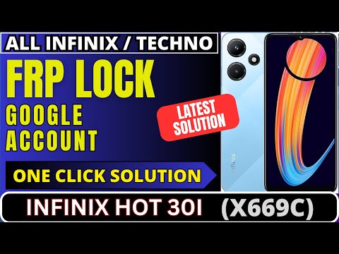 Infinix hot 30i x669c FRP lock bypass by unlock tool | Google account lock remove | DMR Solution