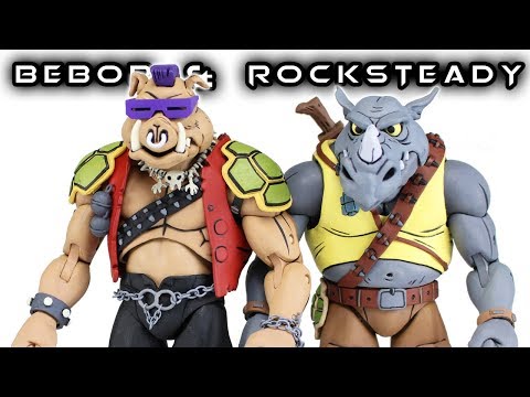 NECA BEBOP & ROCKSTEADY TMNT Action Figure Review