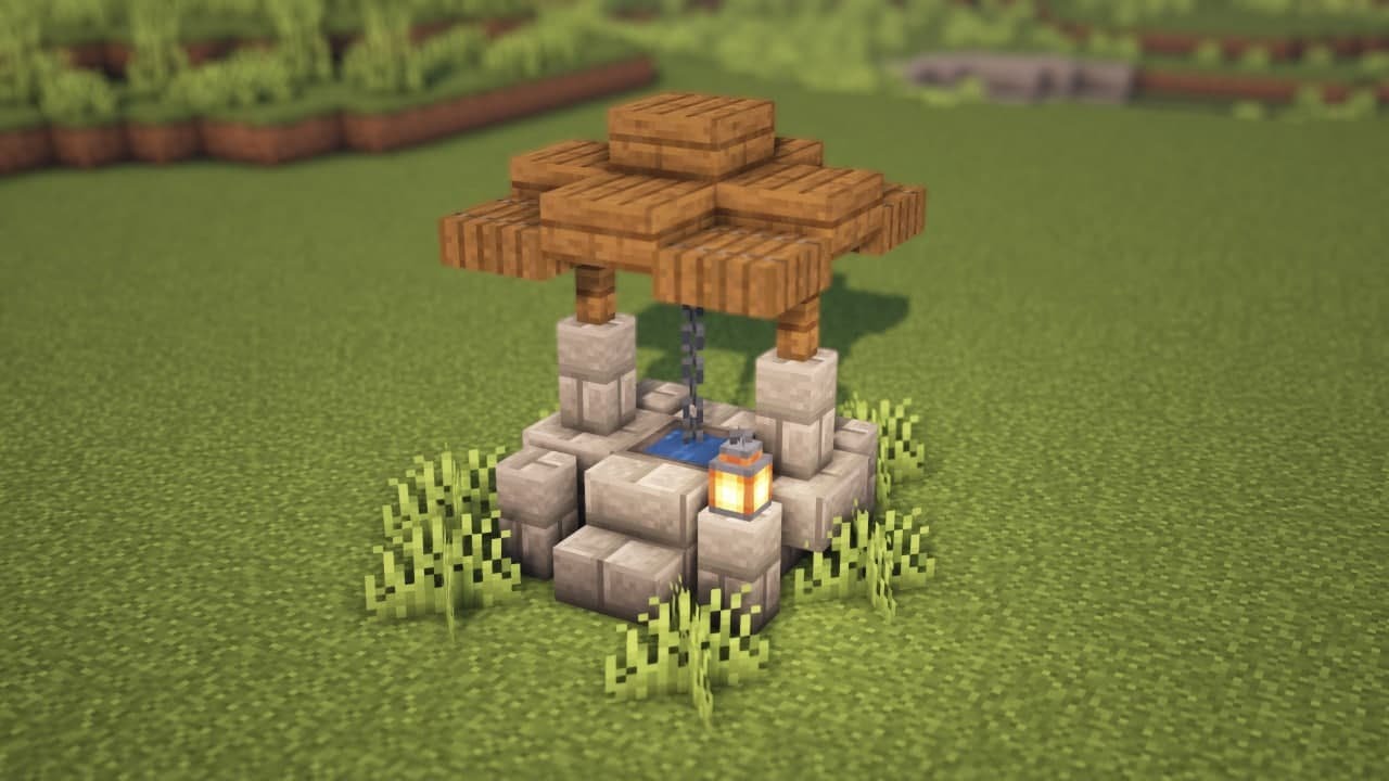 How to make a WISHING WELL in Minecraft!