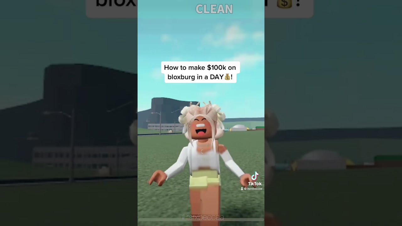 How to make $100k in a day BLOXBURG EDITION!